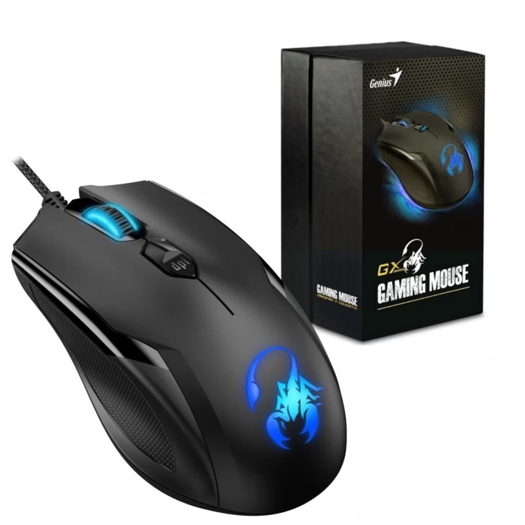 Mouse Gamer Gx Gaming Genius Ammox X1-600 Black